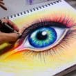 How To Draw An Eye With Crayon: Step By Step
